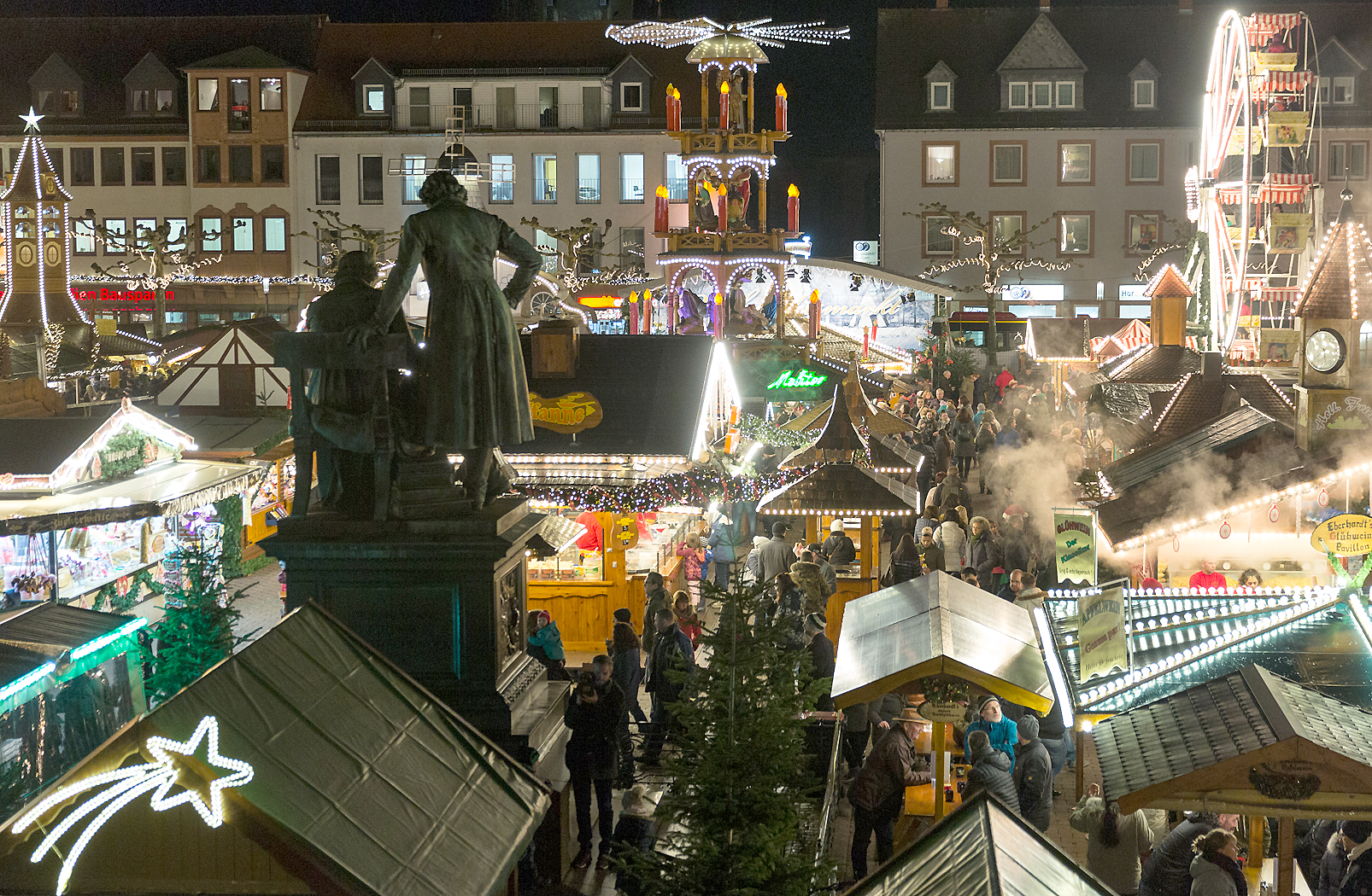 Weihnachtsmarkt in Hanau 2019 Marktplatz | Burning-Music.DE